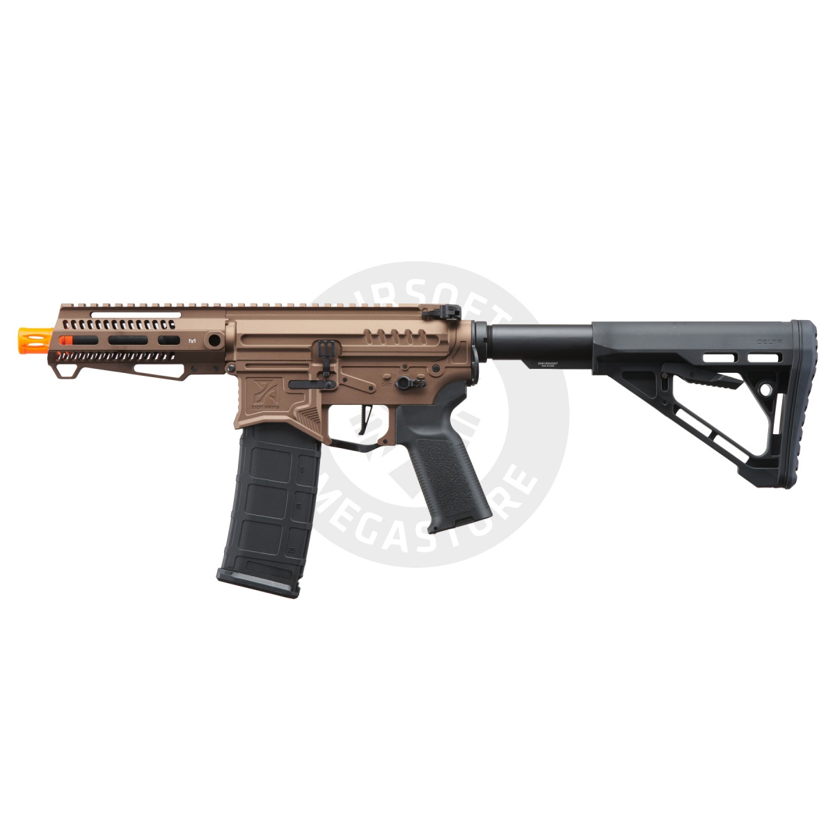 Zion Arms R15 Mod 1 Short Barrel Airsoft Rifle with Delta Stock (Color ...