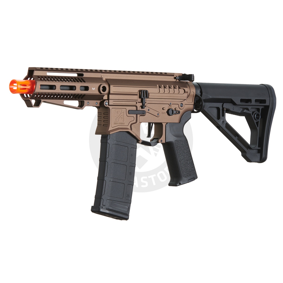 Zion Arms R15 Mod 1 Short Barrel Airsoft Rifle with Delta Stock (Color ...