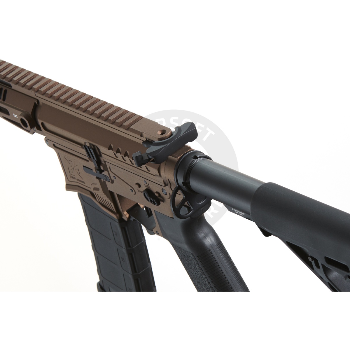 Zion Arms R15 Mod 1 Short Barrel Airsoft Rifle with Delta Stock (Color ...