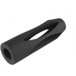 G&G Full Metal 14mm CCW Airsoft M60 Flash Hider - BLACK | Airsoft Megastore