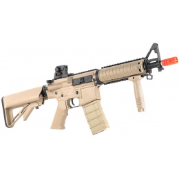 ICS M4 RIS Commando Sportline Airsoft AEG Rifle w/ Crane Stock - TAN ...