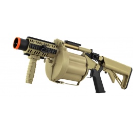 ICS Airsoft M32A1 GLM 6-Round Revolving Grenade Launcher - TAN ...