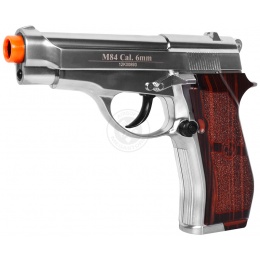 WG M84 Compact Full Metal Airsoft CO2 Non Blowback Pistol - SILVER ...