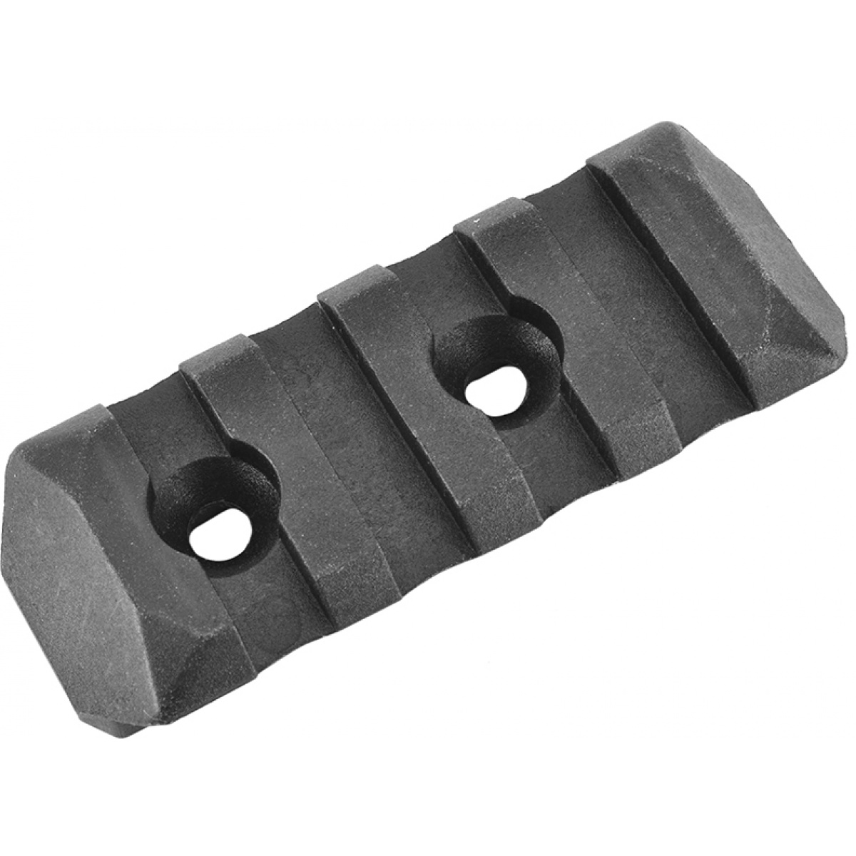 PTS Enhanced 4-Slot Polymer KeyMod Airsoft Rail Section - BLACK ...