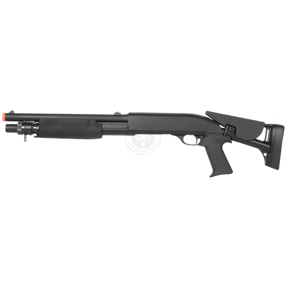 DE M3 Multi-Shot Triple Burst Airsoft CQB Shotgun - Retractable Stock ...