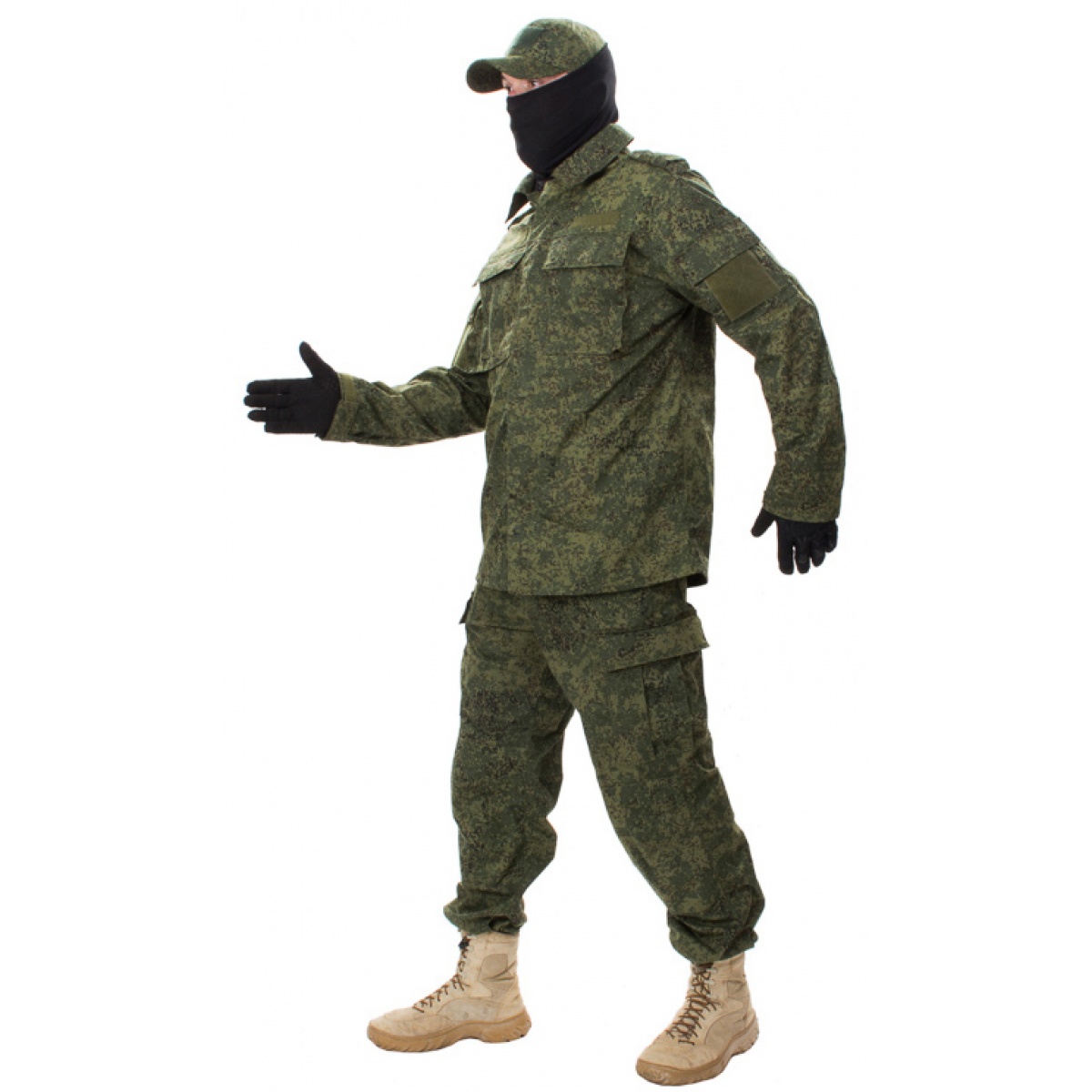 Jagun Tactical Airsoft Battle Dress Uniform BDU - DIGITAL FLORA ...