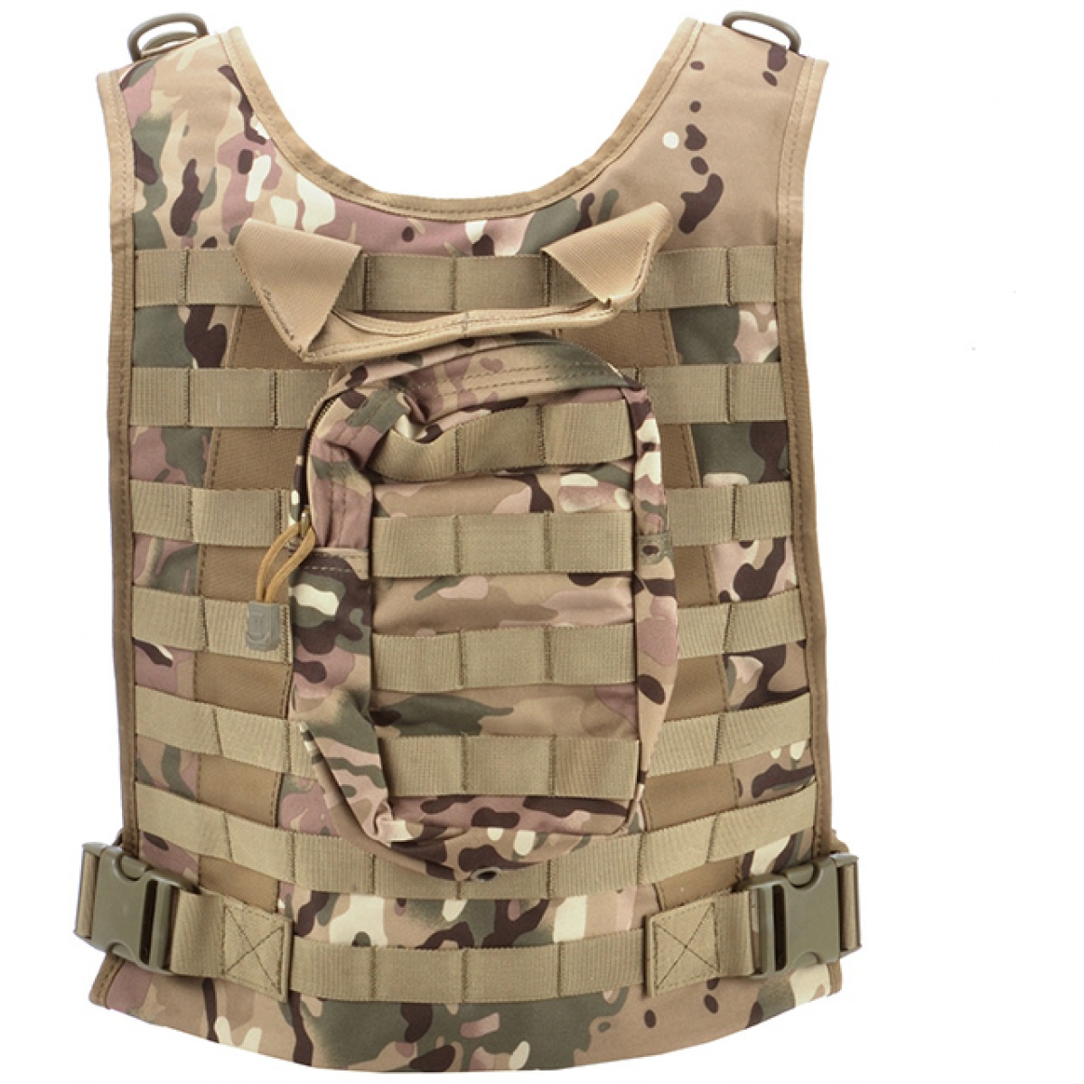 AMA Airsoft MOLLE Strikeforce 600D RRV Chest Rig - LAND CAMO | Airsoft ...