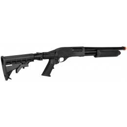PPS M870 Shell Ejecting Pump Action Shotgun w/ Retractable M4 Stock ...