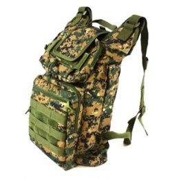 AMA Folding Backpack w/ MOLLE Webbing - DIGITAL WOODLAND CAMO | Airsoft ...