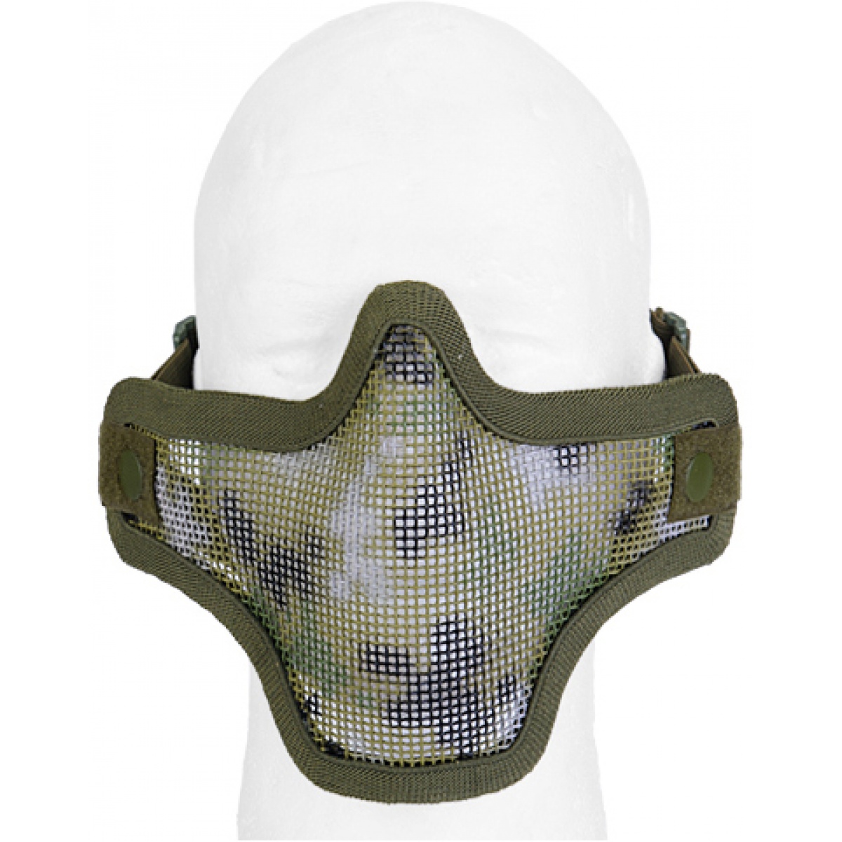 UK Arms Airsoft Tactical Metal Mesh Half Mask - JUNGLE DIGI | Airsoft ...