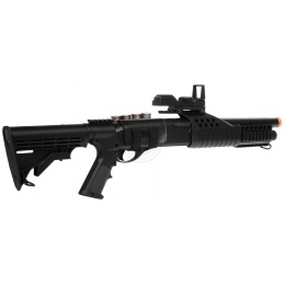 350 FPS AGM Airsoft Tactical Pump Action Shotgun w/ Flashlight ...