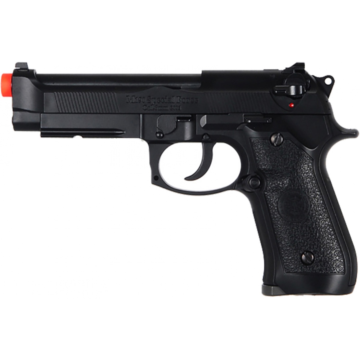 HFC Airsoft HG 190 Pistol Accessory Rail Gas Powered w/ Semi Only ...