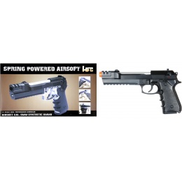 HFC Airsoft M9 Spring Pistol Elite Special Forces Replica - BLACK ...