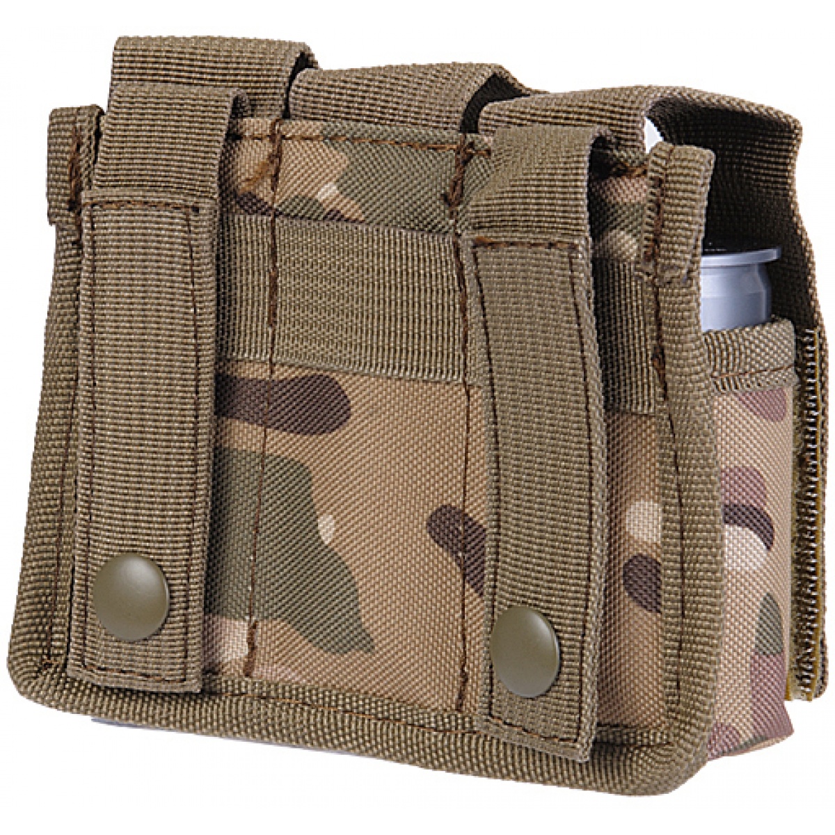 Lancer Tactical Airsoft Triple Grenade Pouch w/ MOLLE Straps - CAMO ...