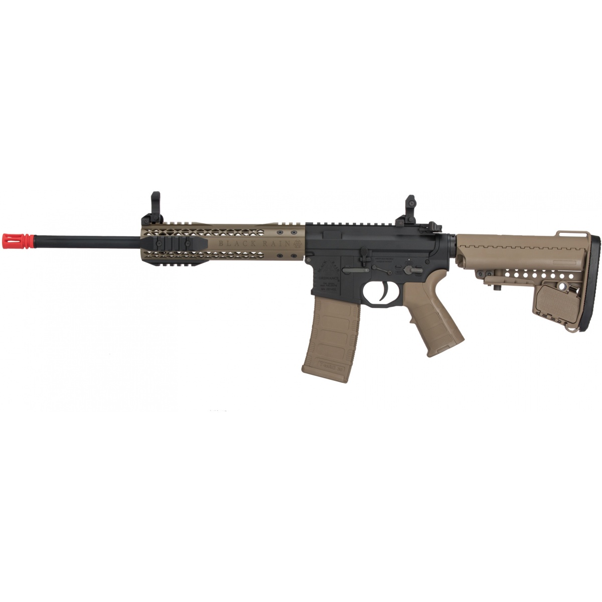 King Arms BRO M4 Fallout 15 Urban Airsoft AEG Rifle - DARK EARTH ...