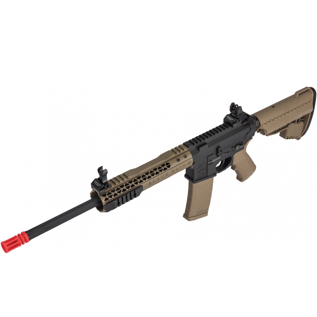 King Arms BRO M4 Fallout 15 Urban Airsoft AEG Rifle - DARK EARTH ...