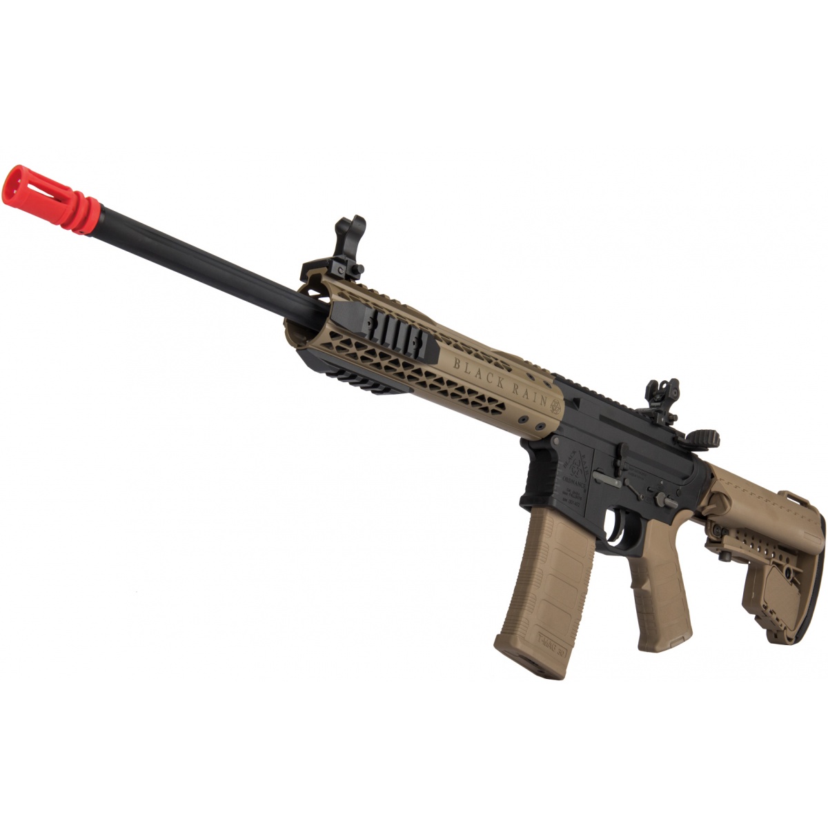 King Arms BRO M4 Fallout 15 Urban Airsoft AEG Rifle - DARK EARTH ...