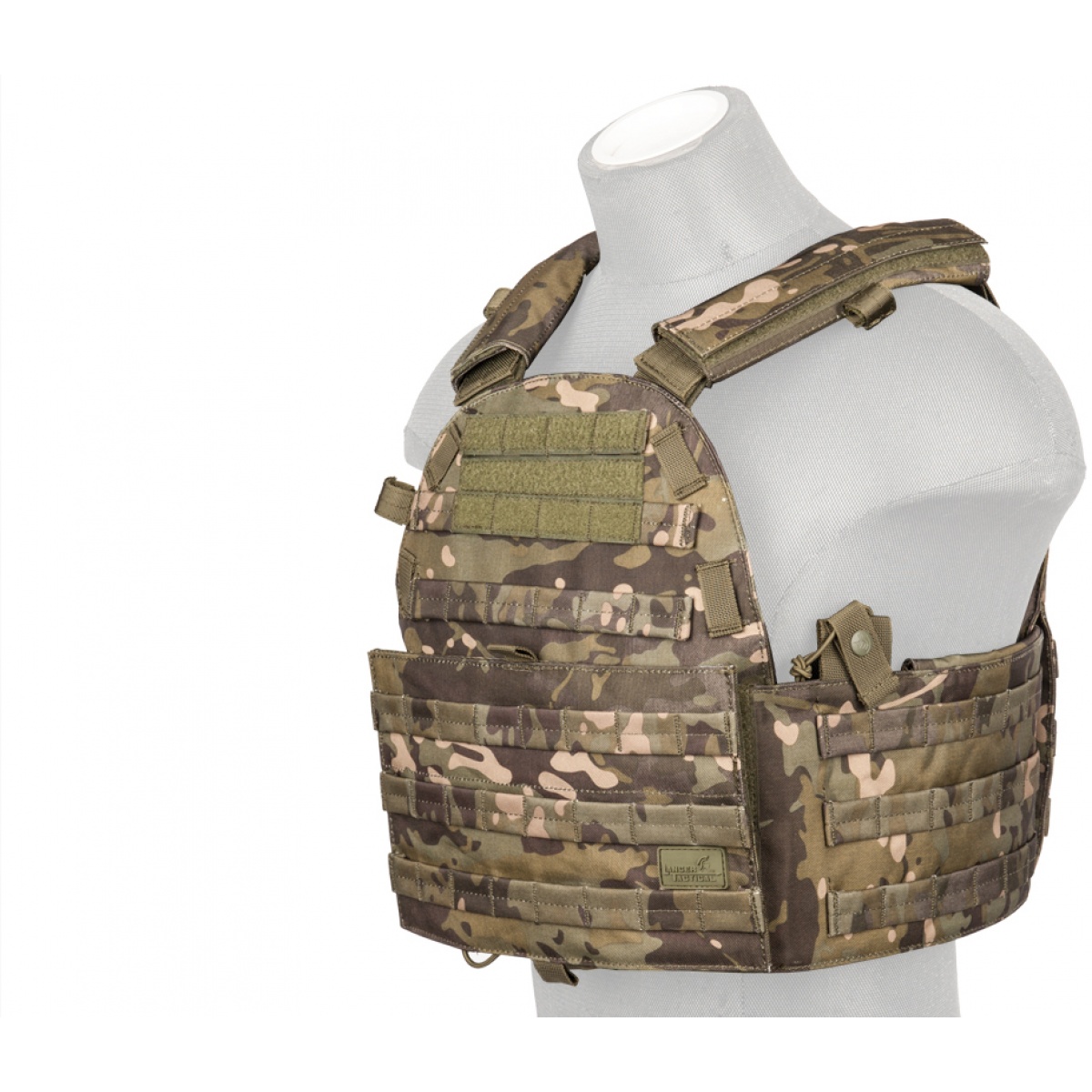 Lancer Tactical 600D Airsoft Tactical Vest (Camo Tropic) | Airsoft ...