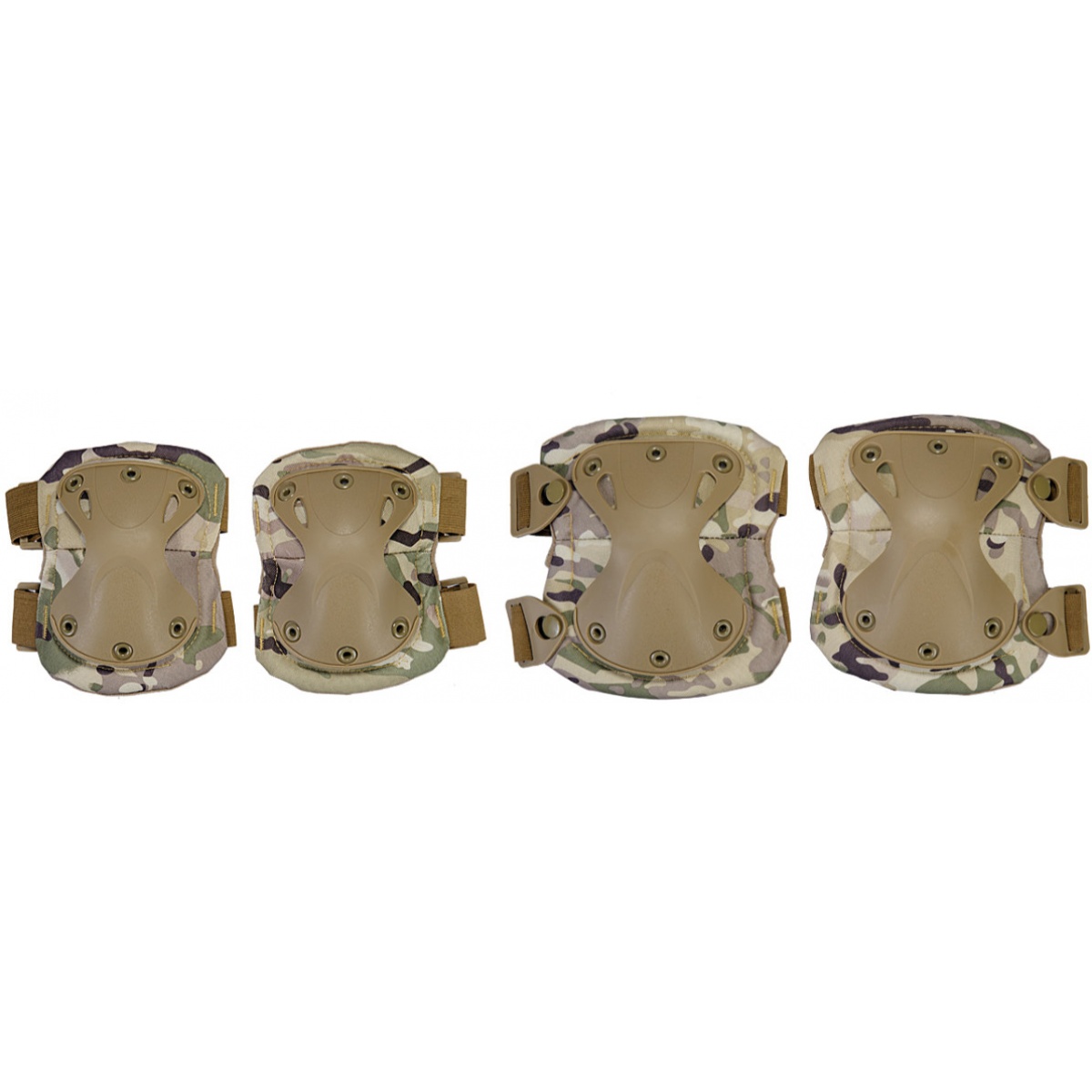 UK Arms Airsoft Tactical QR Elbow Knee Pad Set - MODERN CAMO | Airsoft ...