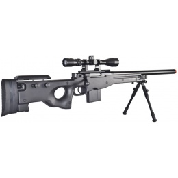 Well Airsoft L96 Compact Sniper Rifle - Bolt Action - BLACK | Airsoft ...