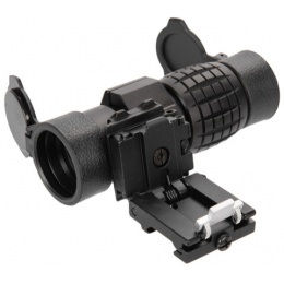 Lancer Tactical Airsoft 3X Metal Magnifier Scope w/ Mount - BLACK ...