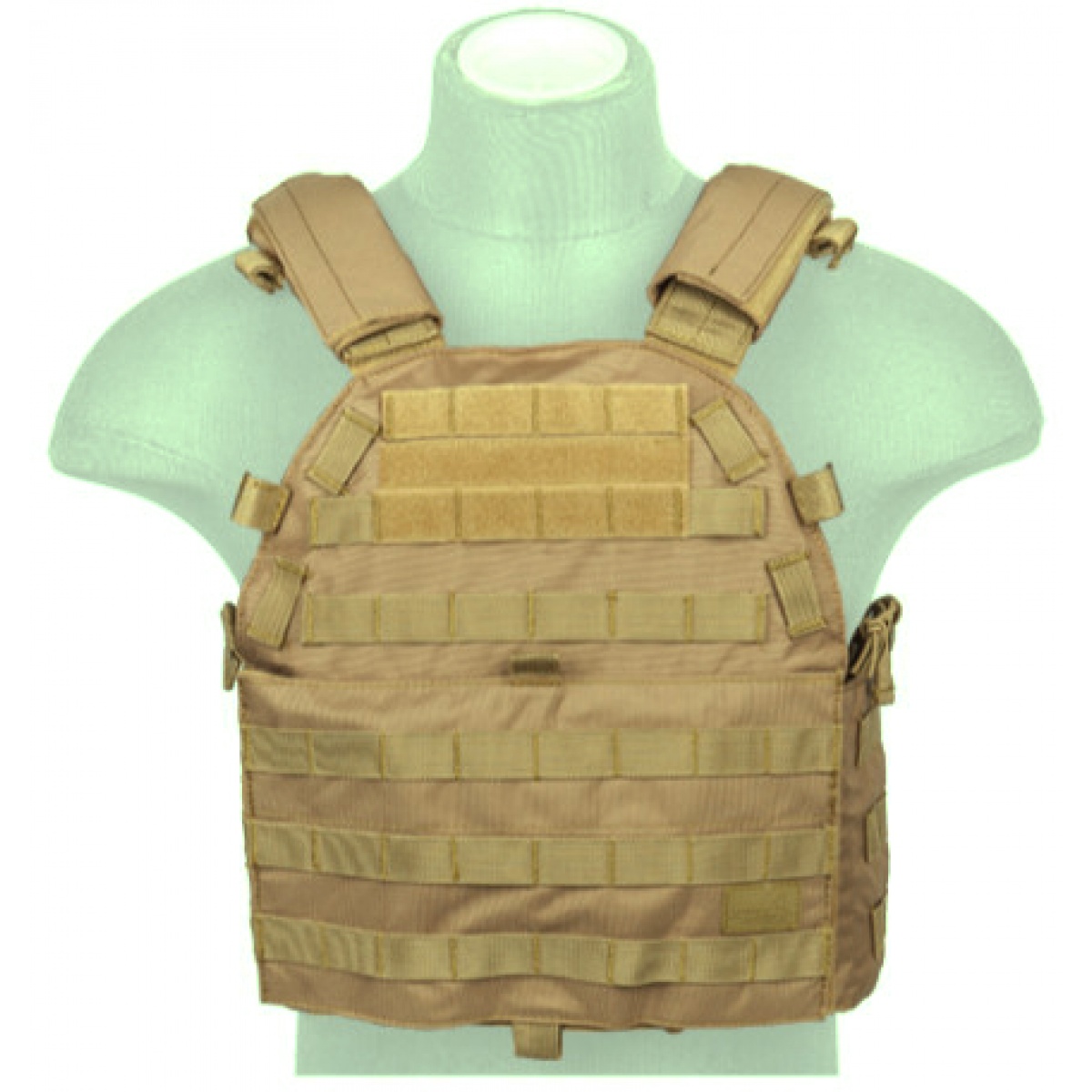 Lancer Tactical Airsoft Ballistic Tactical Vest (Coyote Brown ...