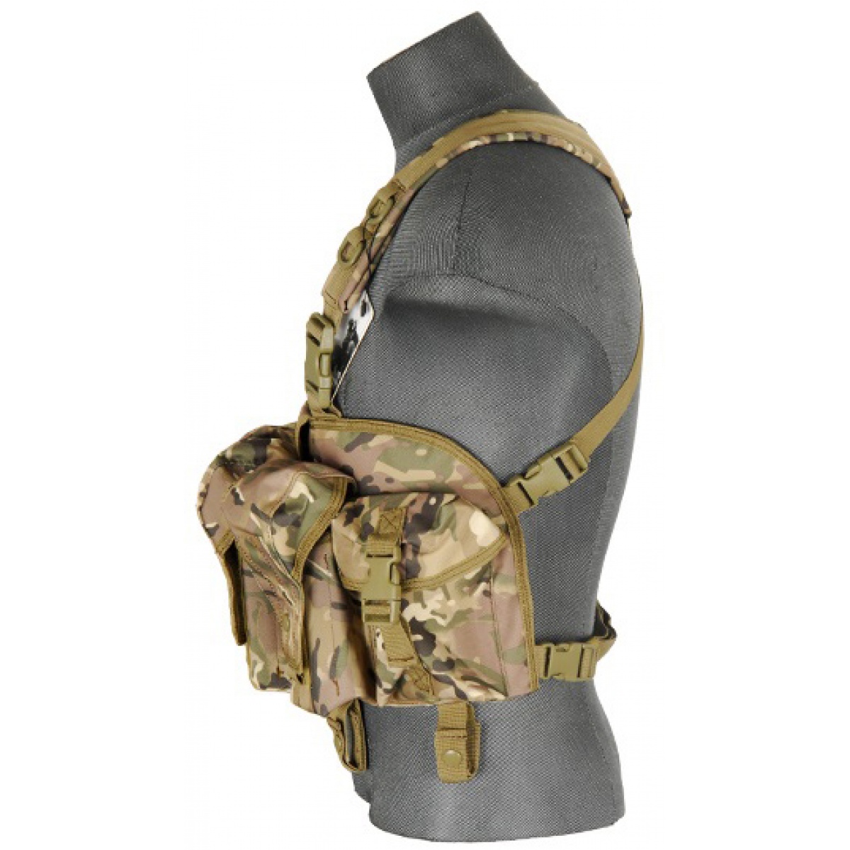 Lancer Tactical Airsoft Nylon AK Chest Rig - CAMO | Airsoft Megastore