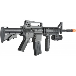 UK Arms Airsoft Spring Powered M16 Rifle - BLACK | Airsoft Megastore