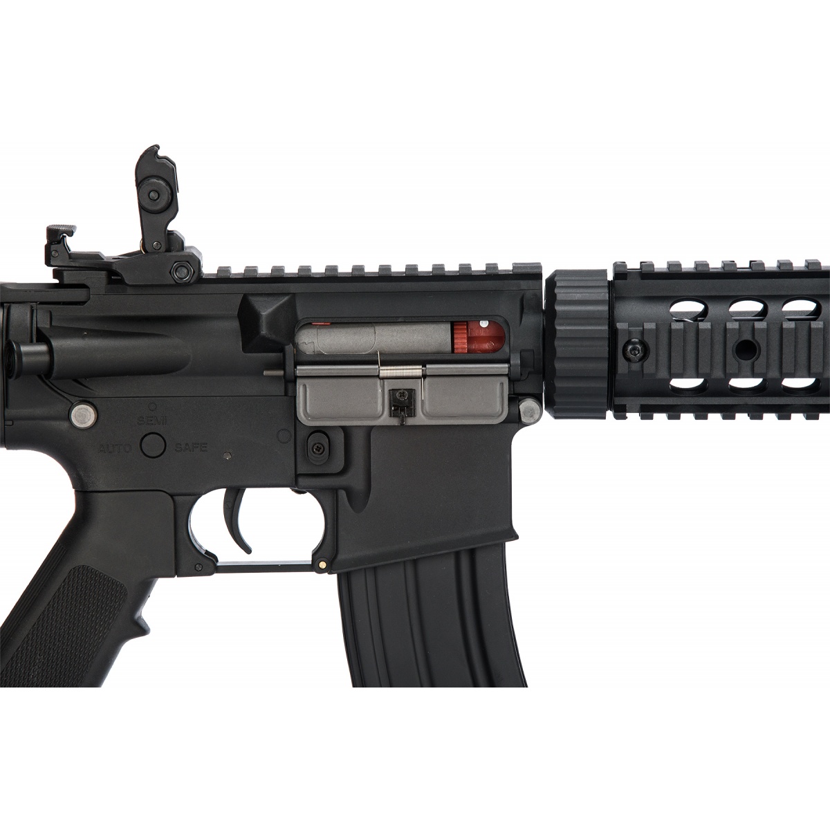 Lancer Tactical Gen 2 M4 SD Carbine Airsoft AEG Rifle (Color: Black ...