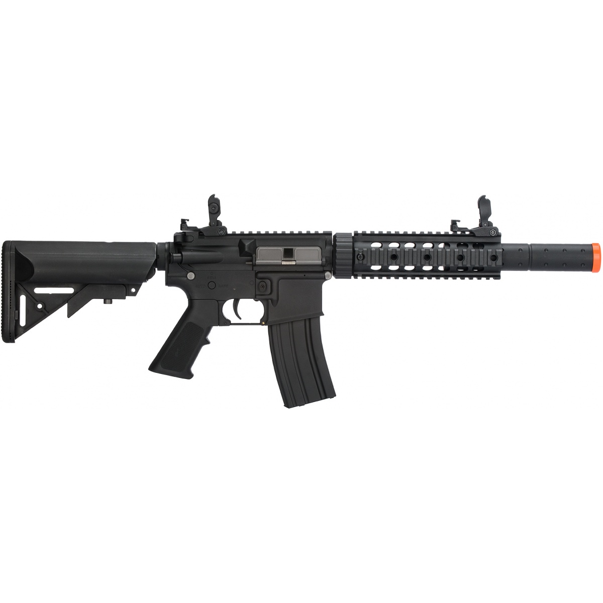 Lancer Tactical Gen 2 M4 SD Carbine Airsoft AEG Rifle (Color: Black ...