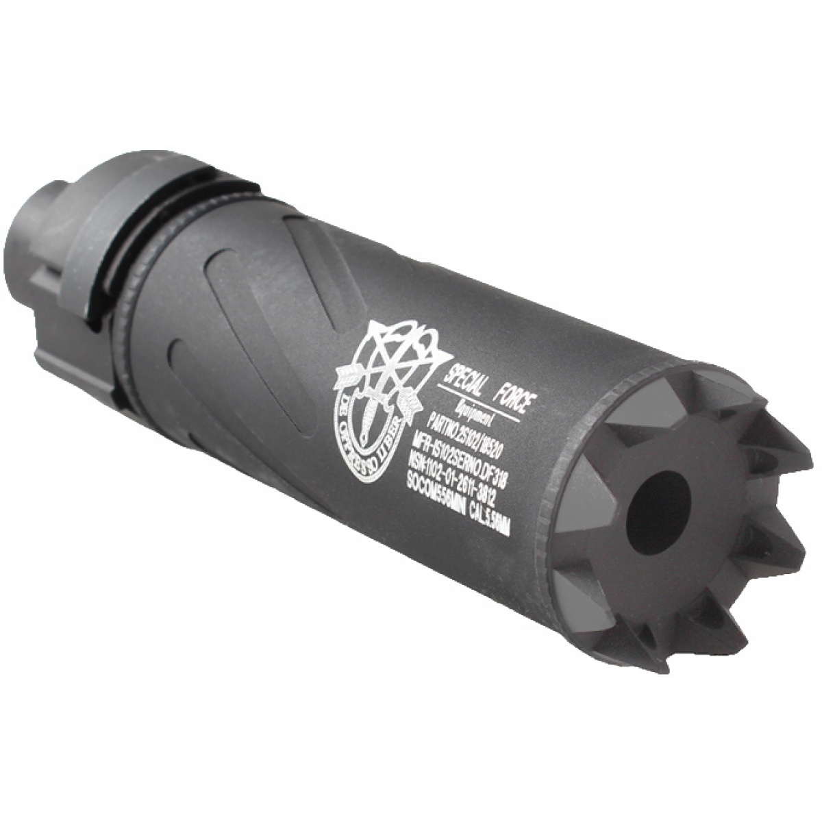 5KU SOCOM Mini Monster QD Mock Suppressor (Type B) - BLACK | Airsoft ...