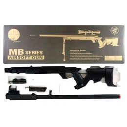 425 FPS WellFire SR22 Full Metal Bolt Action Type 22 Sniper Rifle ...