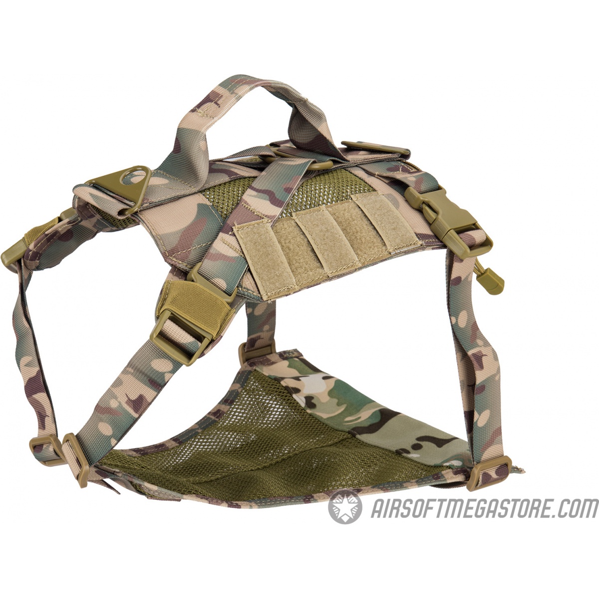 AMA Mesh Adjustable Tactical Dog Vest - CAMO | Airsoft Megastore