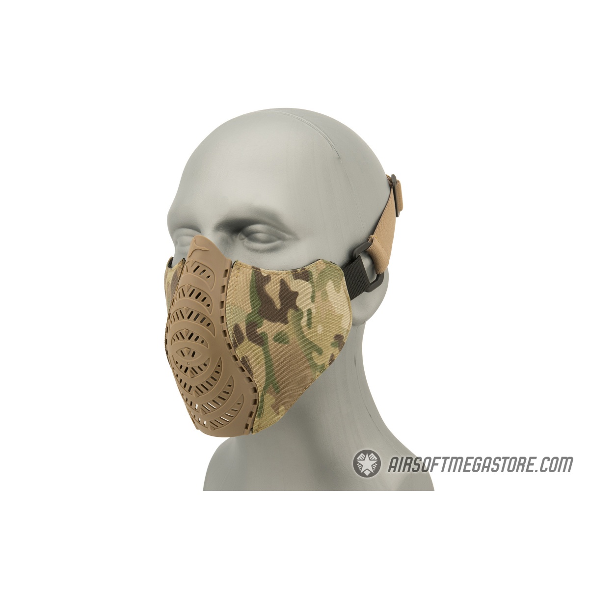 G-Force Ventilated Discreet Half Face Mask - CAMO | Airsoft Megastore