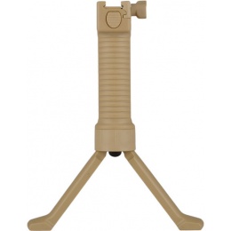 Rapid Deploy M249 Bipod Foregrip w/ 20mm Weaver Mount - TAN | Airsoft ...