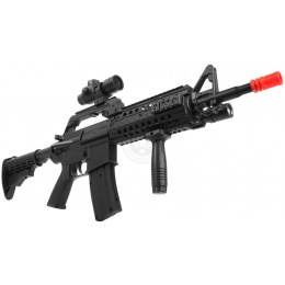 Well Fire MR733 M4 RIS Airsoft Spring Rifle w/ Adjustable Stock ...