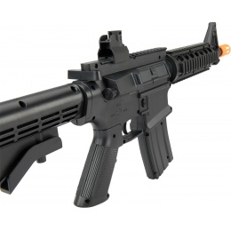 UK Arms P2206 Quad RIS M4 Spring Rifle - BLACK | Airsoft Megastore