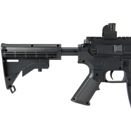 UK Arms P2206 Quad RIS M4 Spring Rifle - BLACK | Airsoft Megastore