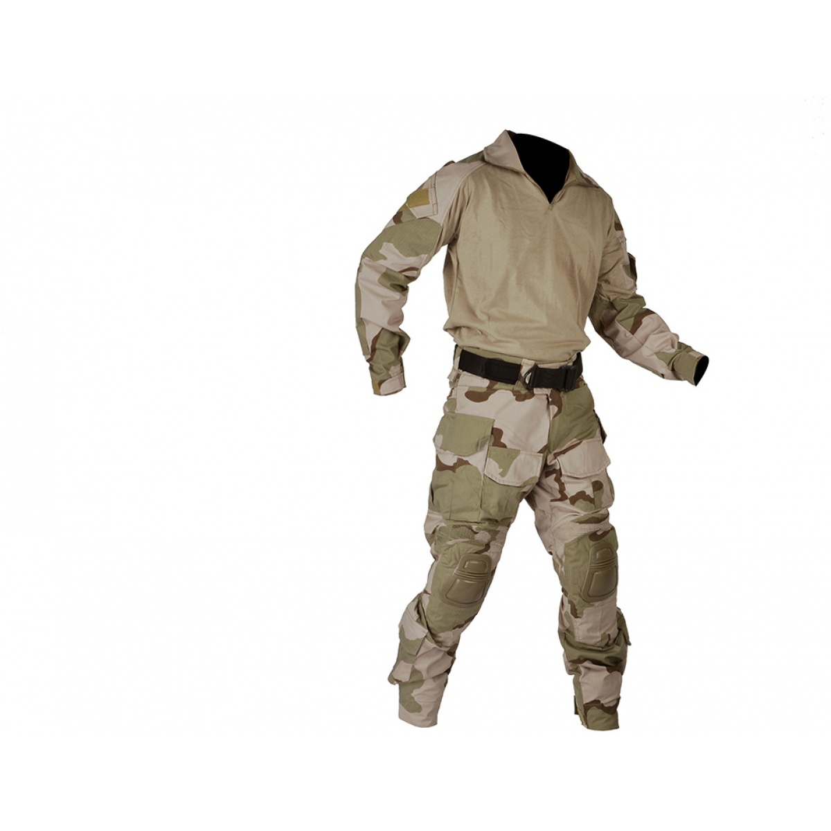 Lancer Tactical Combat Tactical Uniform Set - TRI DESERT-Medium ...