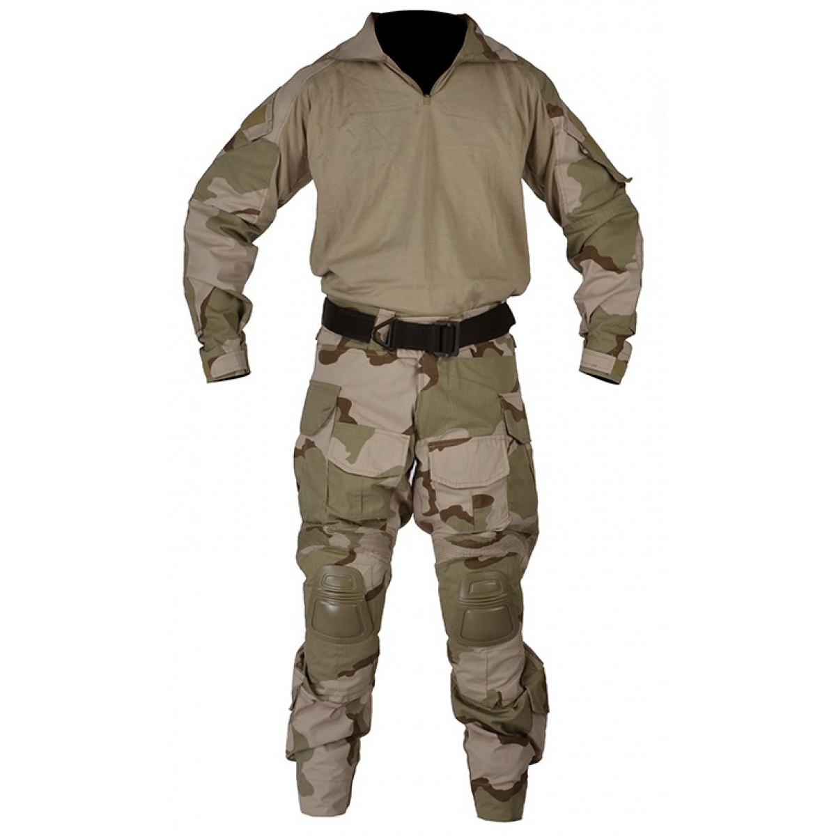 Lancer Tactical Combat Tactical Uniform Set - TRI DESERT-Medium ...