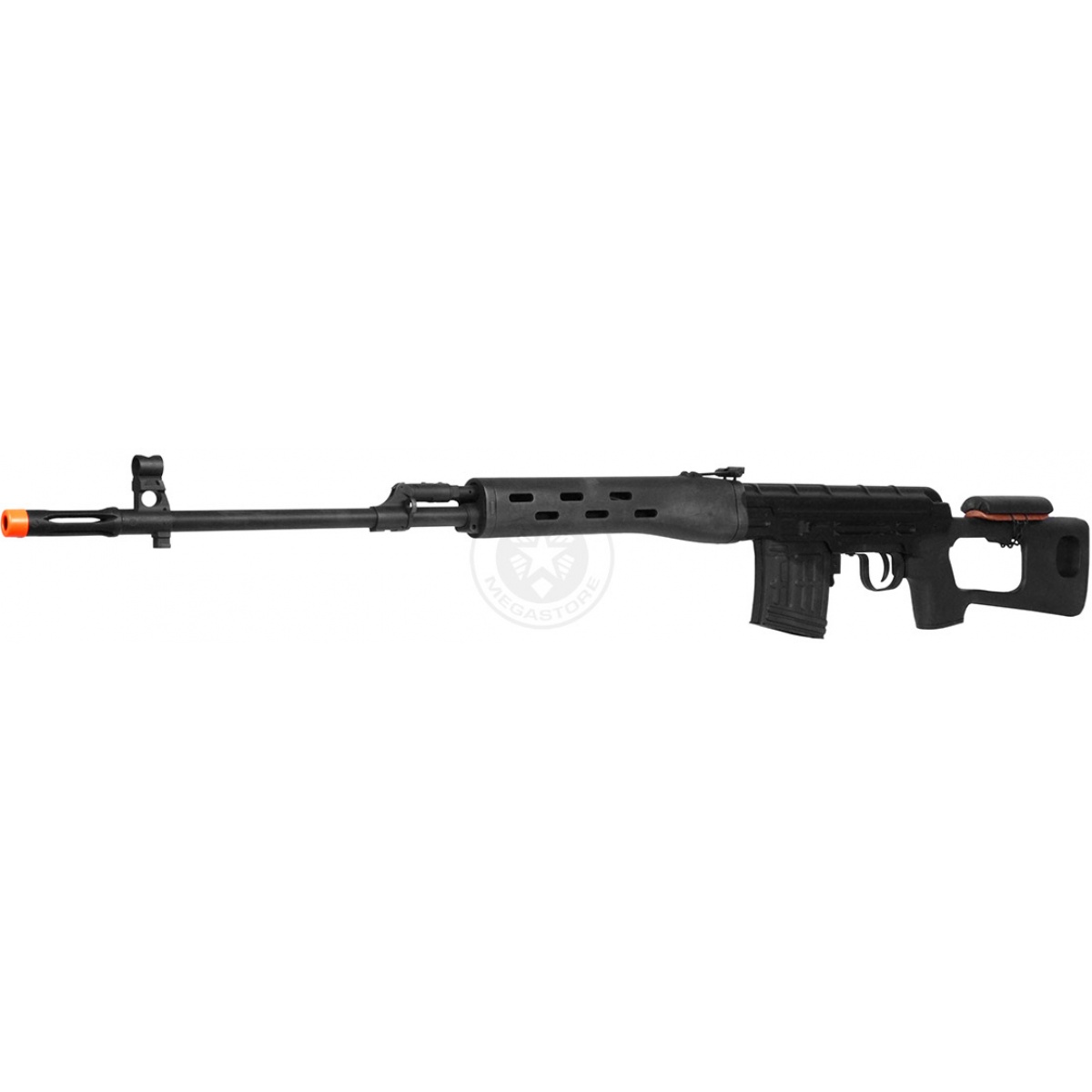 A&K SVD SSR Full Metal Airsoft (Specialized Sniper Rifle) AEG - BLACK ...