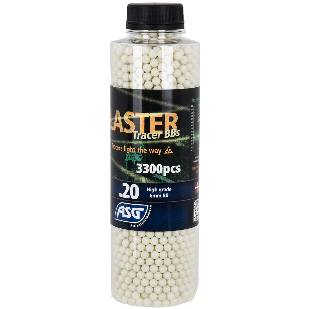 ASG 0.20g Blaster Tracer Airsoft BBs Bottle [3,300 Rounds] | Airsoft ...