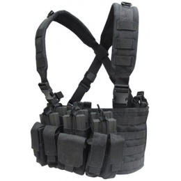 Condor Outdoor Modular MOLLE Recon Chest Rig w/ Mag Pouches - BLACK ...
