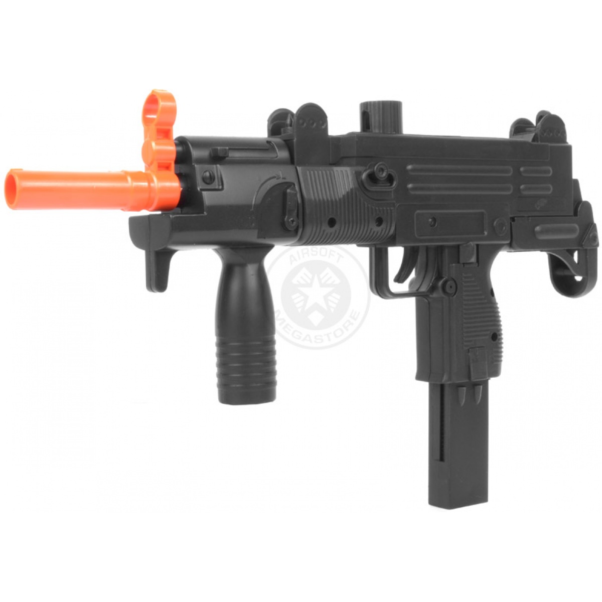 Double Eagle M35 Tactical Uzi Airsoft SMG Spring Powered Pistol ...