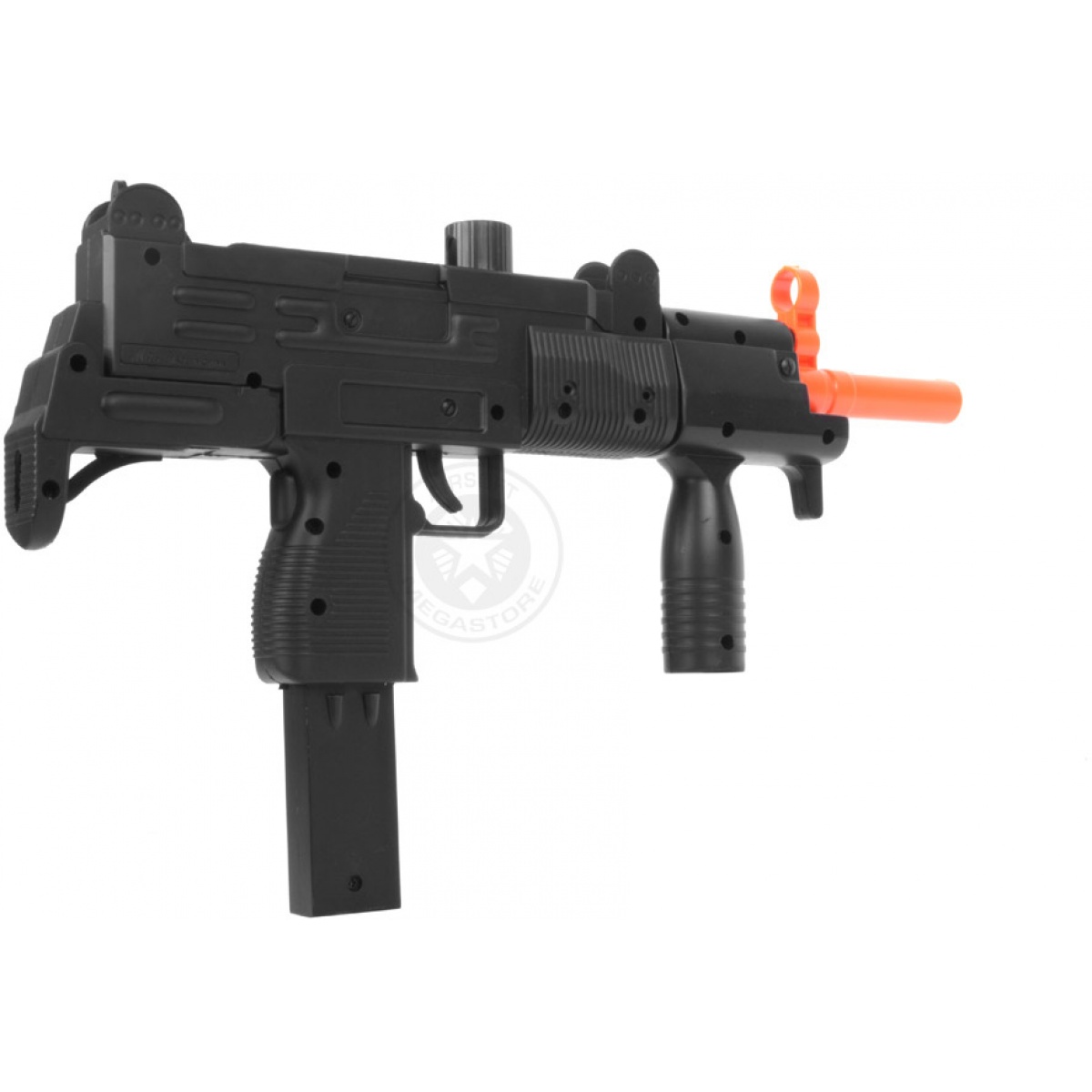 Double Eagle M35 Tactical Uzi Airsoft SMG Spring Powered Pistol ...