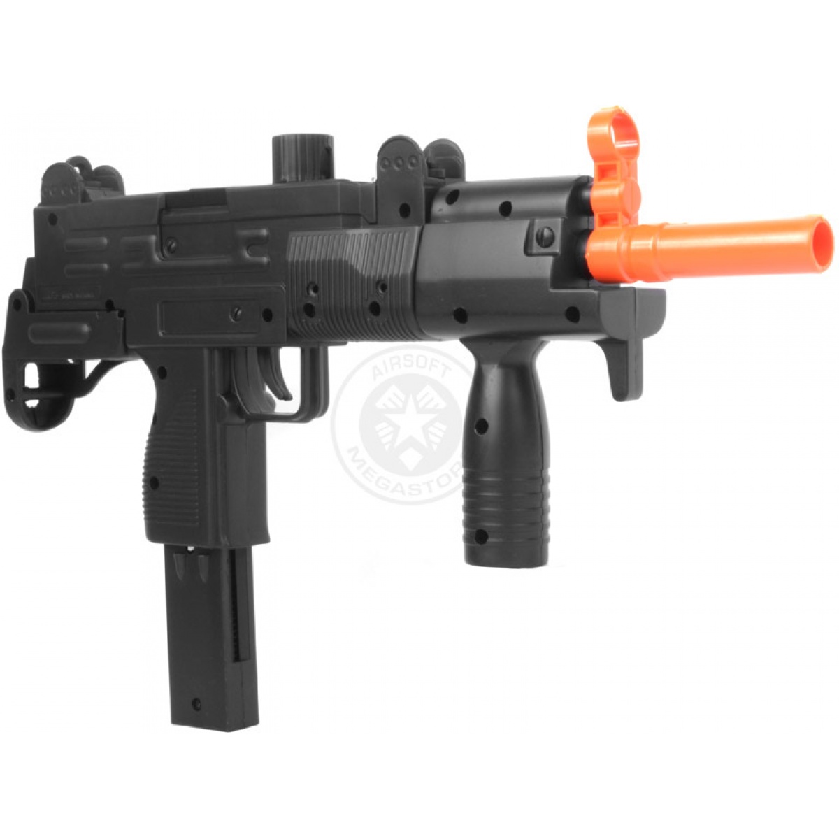 Double Eagle M35 Tactical Uzi Airsoft SMG Spring Powered Pistol ...