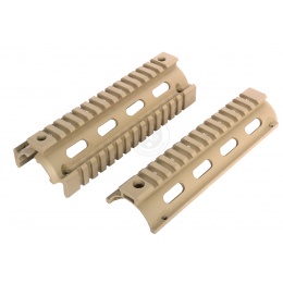 AIM Sports 6.5-Inch M4A1 Carbine Length Drop-In Quad Rail - TAN ...