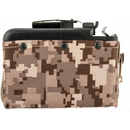 Classic Army M249 Auto-Winding 1200rd Airsoft Box Magazine - DESERT ...